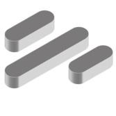 Prodej pera, klínovice DIN 6885, DIN 6888, ČSN 2575, pero s dírou, pero ...